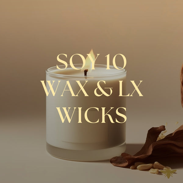 Wick Testing Soy 10 Wax & HTP Wicks