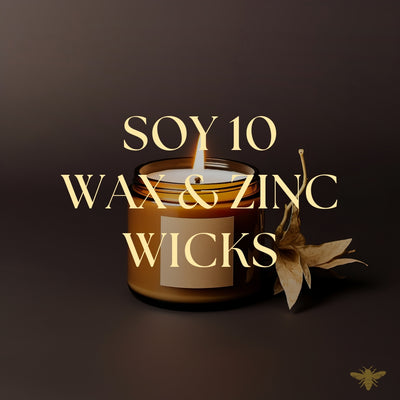 Wick Testing Soy 10 Wax & HTP Wicks
