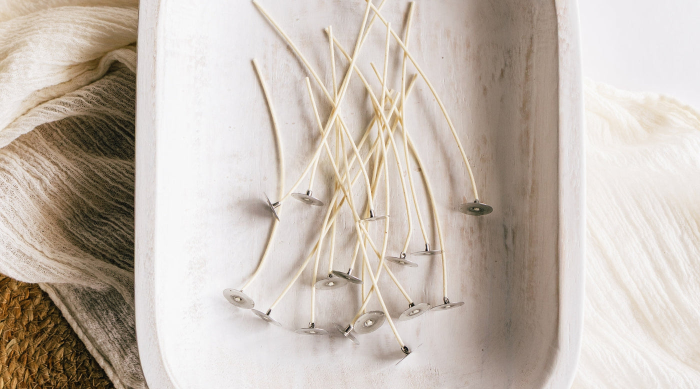 Zinc Core Pretabbed Candle Wicks | Hive and Honey Candle Co
