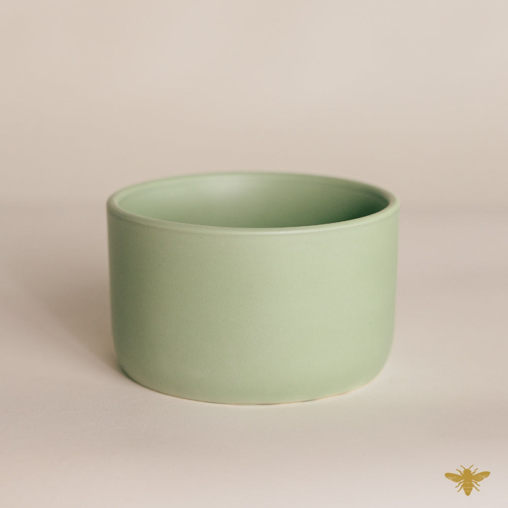 Fern 3-Wick Ceramic Jar