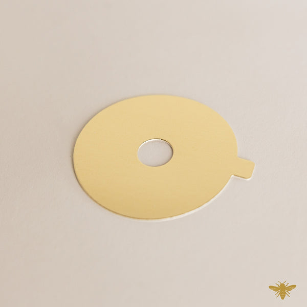 Premium Gold Candle Dust Covers – 100 Count Candle Packaging Supplies