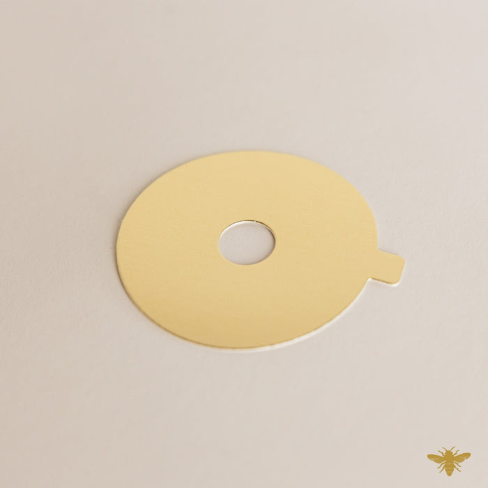 Premium Gold Candle Dust Covers – 100 Count Candle Packaging Supplies