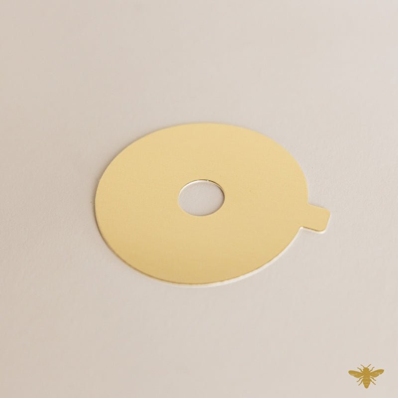 Premium Gold Candle Dust Covers – 100 Count Candle Packaging Supplies