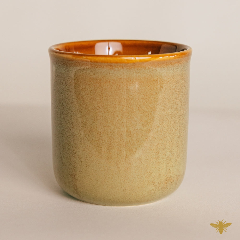 Brown Reactive Glaze 12 oz Haven Ceramic Jar